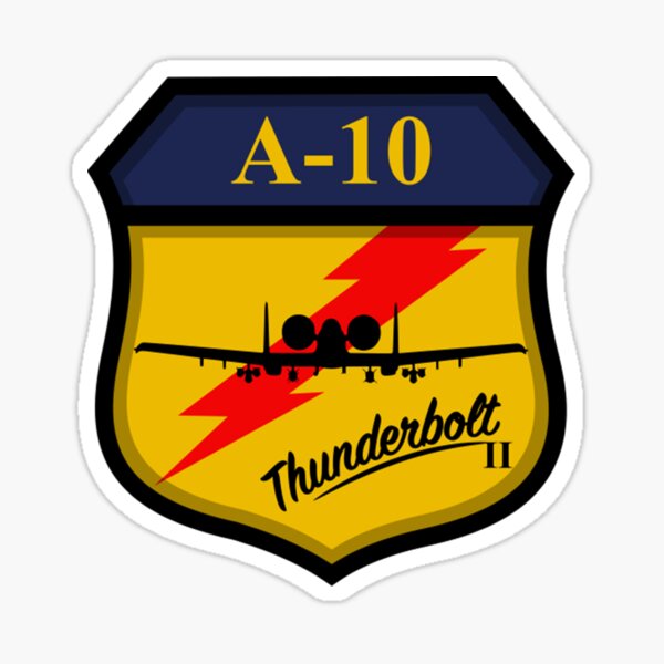 "A-10 Warthog Patch" Sticker for Sale by jerrygiusepp | Redbubble
