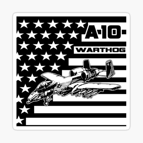 "A10 WARTHOG flag" Sticker for Sale by jerrygiusepp | Redbubble