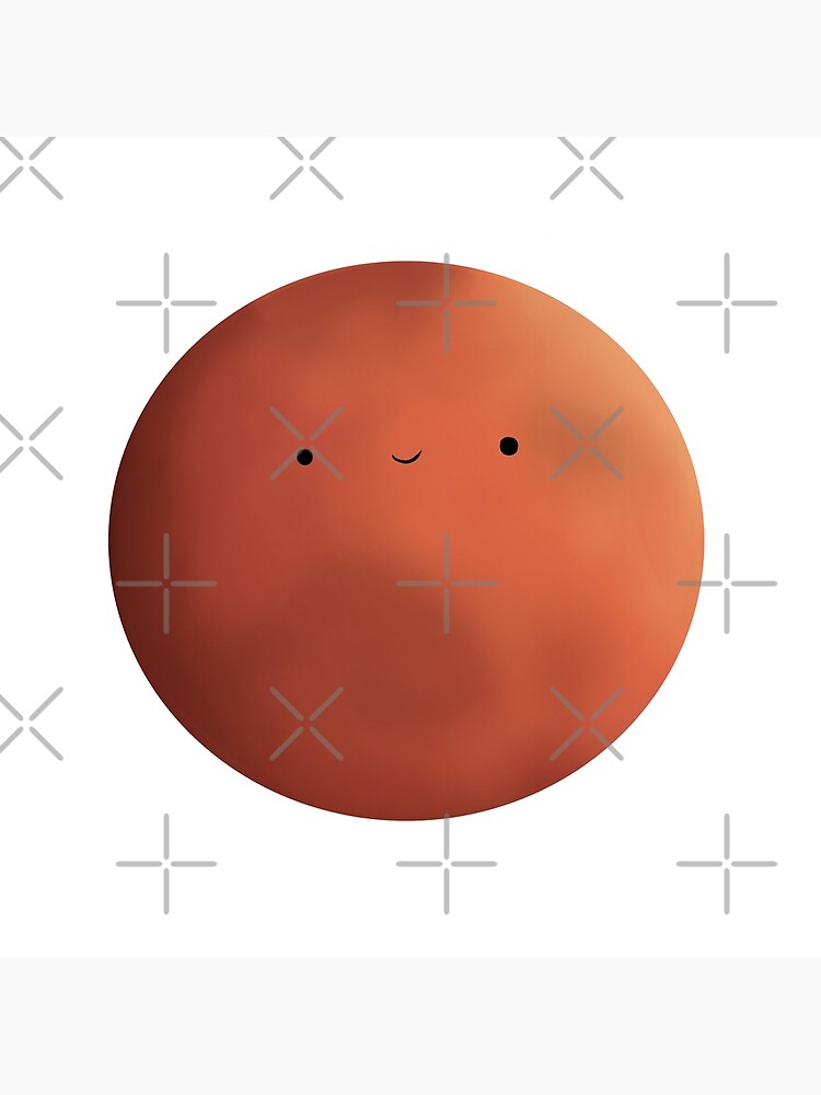 "Mars Planet Chibi" Poster by TeaZigns | Redbubble