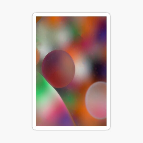 "Bubbles in Color" Sticker by kdxweaver | Redbubble
