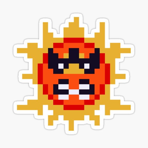 "Angry Sun" Sticker by ImpishMATT | Redbubble