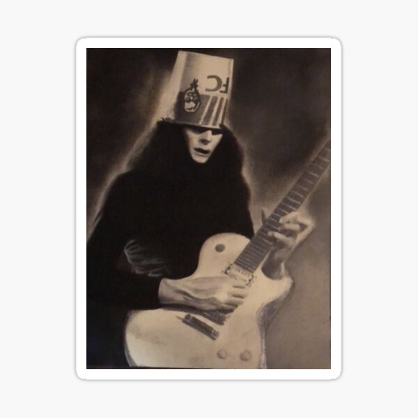 "Buckethead" Sticker for Sale by sjrooney84 | Redbubble
