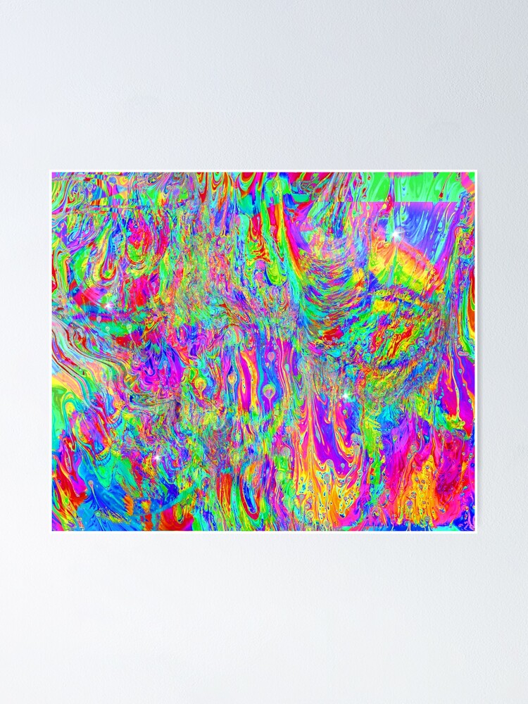 "RAINBOW ERROR" Poster for Sale by OrbitalRanger | Redbubble