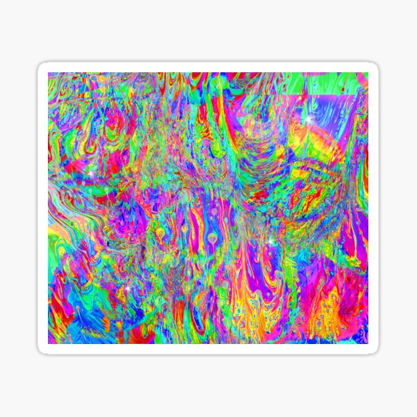 "RAINBOW ERROR" Sticker for Sale by OrbitalRanger | Redbubble