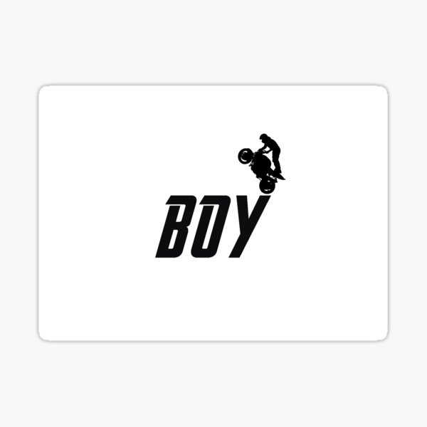 "boy stunting in bike" Sticker by Prakasks812001 | Redbubble