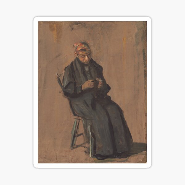 "THOMAS EAKINS The Chaperone, c. 1908" Sticker by SjoerdBakker123 ...
