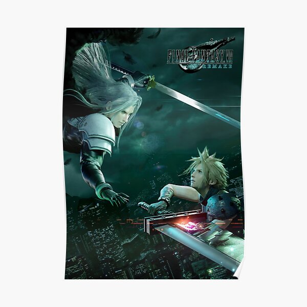 "FF7 Remake Poster" Poster by Ralukiz | Redbubble