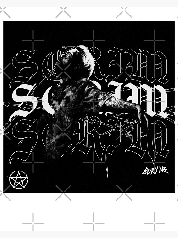 Poster « SCRIM SuicideboyS $ uicideboy $ Art décrit NIGHTMARE BURY ME ...