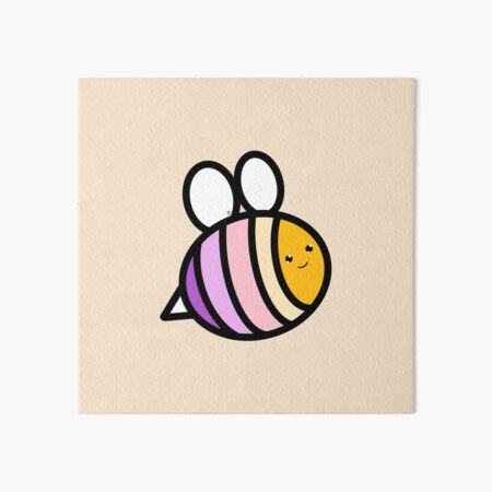 "Bee Yourself! Trixic Pride Bumblebee" Art Board Print for Sale by ...
