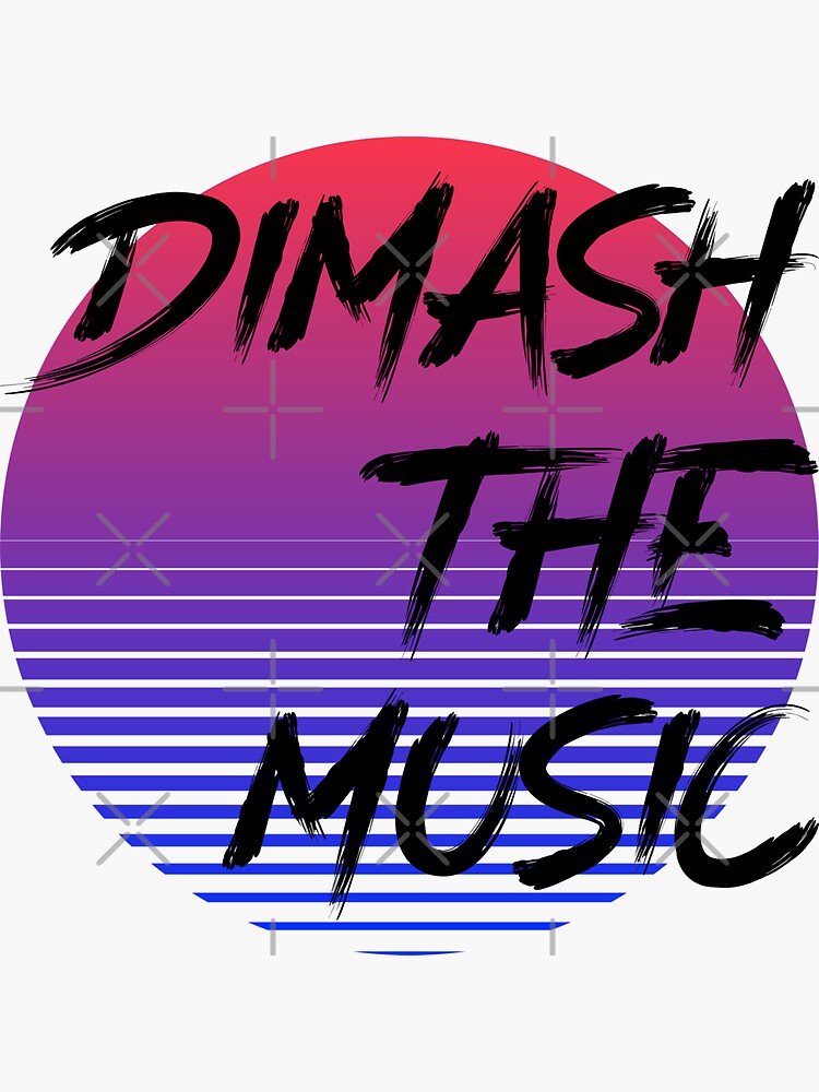 "Dimash The Music Perfect Singer Dimash Kudaibergen" Sticker for Sale ...