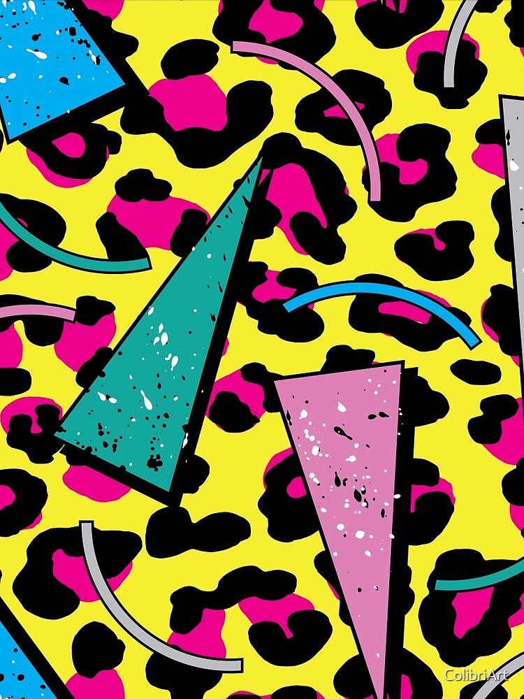 "Funky 80's Animal Print " T-shirt for Sale by ColibriArt | Redbubble ...