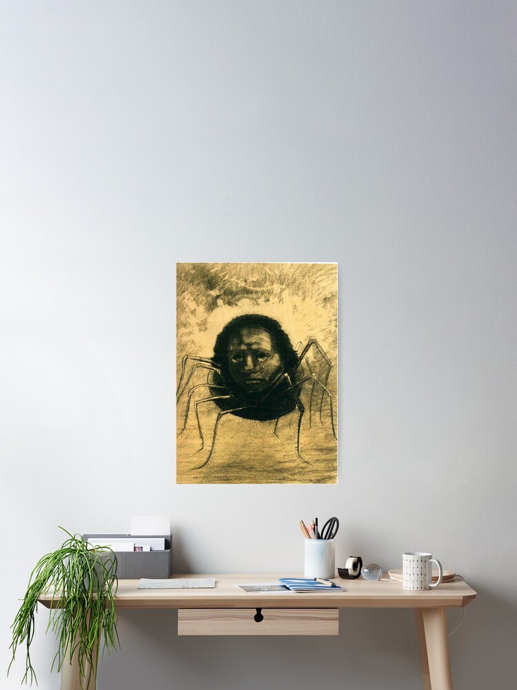 "The Crying Spider by Odilon Redon" Poster for Sale by IndieArtDream ...