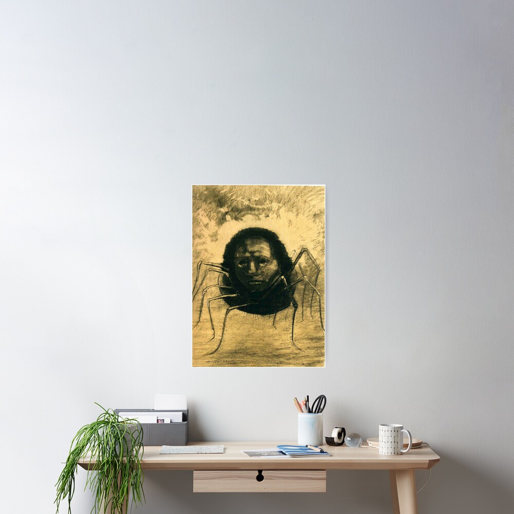 "The Crying Spider by Odilon Redon" Poster for Sale by IndieArtDream ...