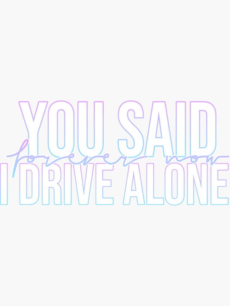 "Drivers license " Sticker by afteralyssa | Redbubble