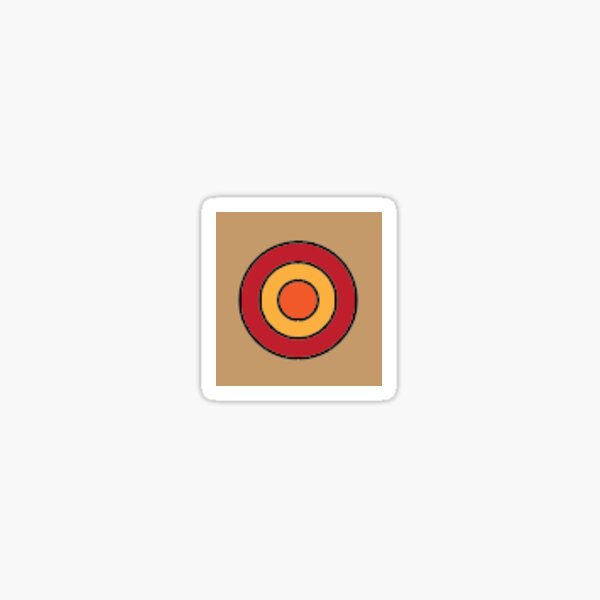 "Concentric Circle Design" Sticker by shreyac345 | Redbubble