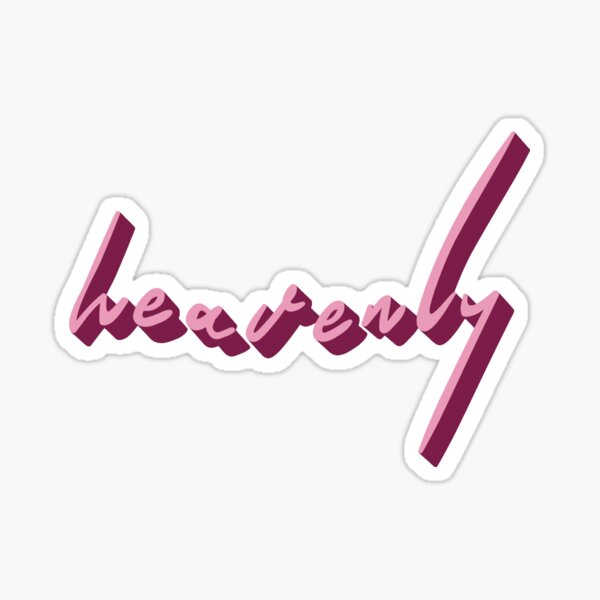 "heavenly" Sticker for Sale by spqrkz | Redbubble
