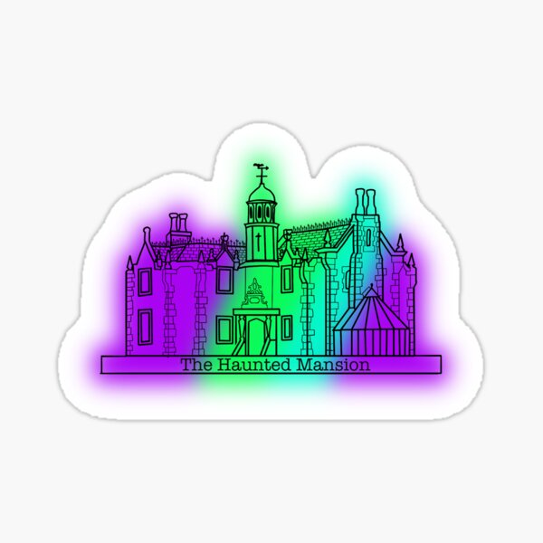 "The Haunted Mansion" Sticker for Sale by mahardanielle | Redbubble