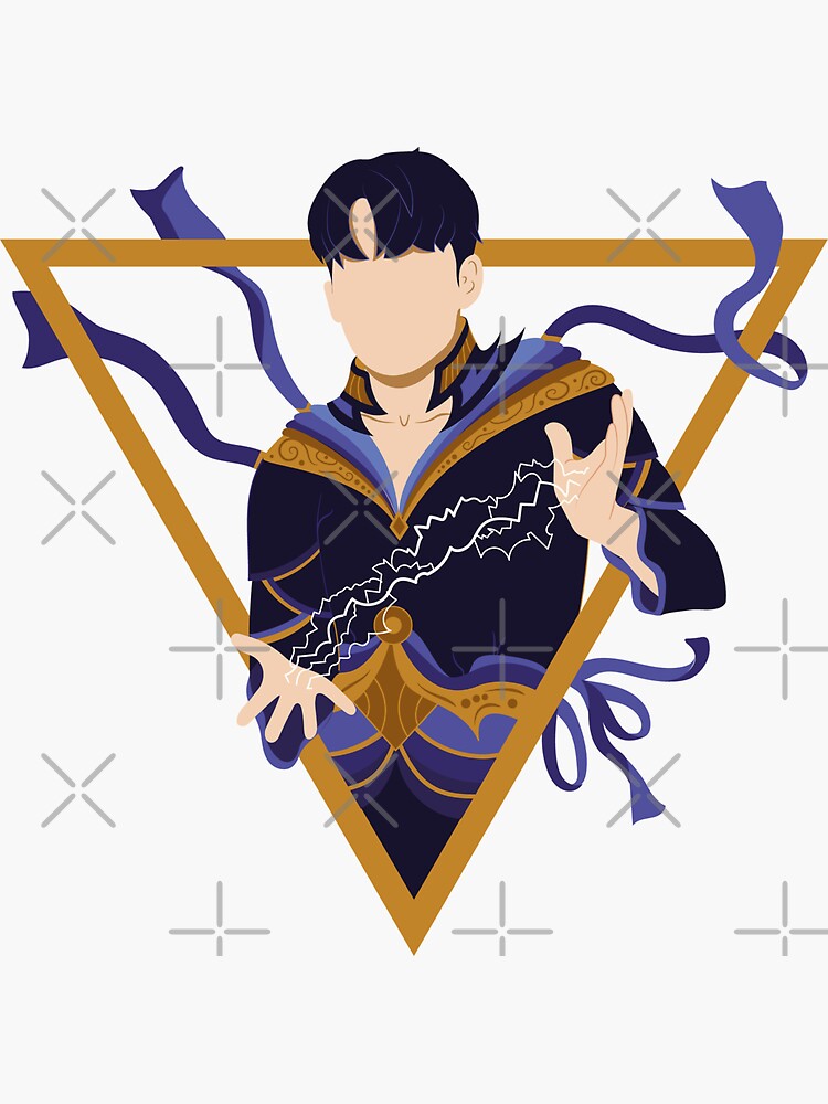 "Choi Jongho - Lightning Artificer" Sticker by PreciousPuffin | Redbubble