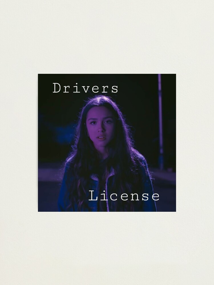 "Drivers License by Olivia Rodrigo Album Edit Aesthetic Cover ...