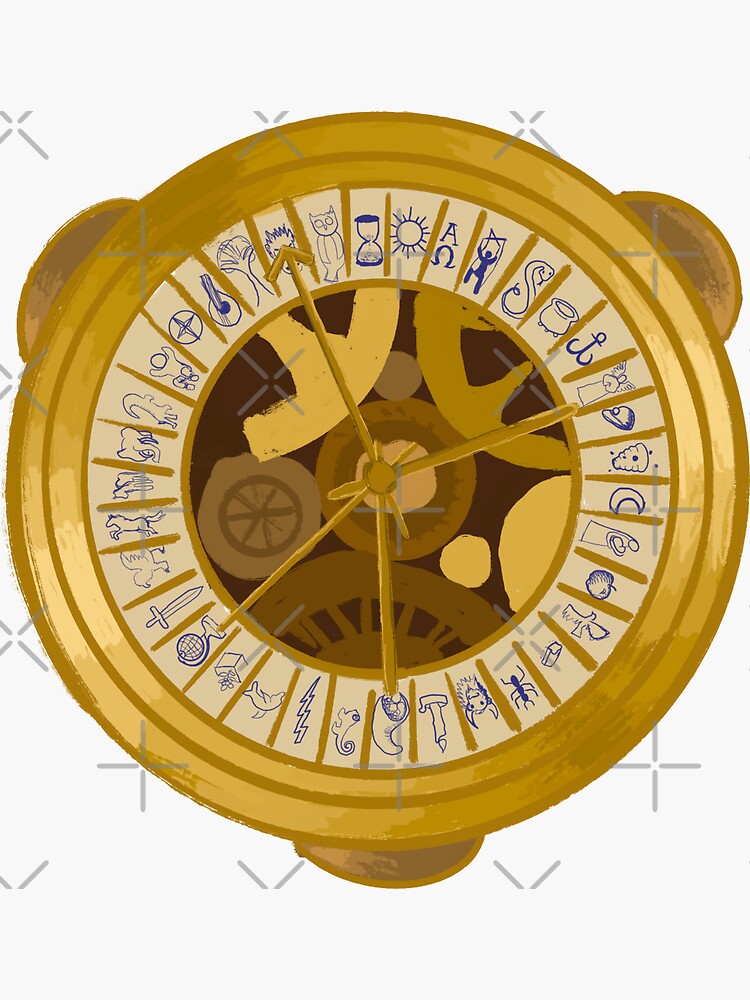 "The Alethiometer" Sticker for Sale by mamashark17 | Redbubble