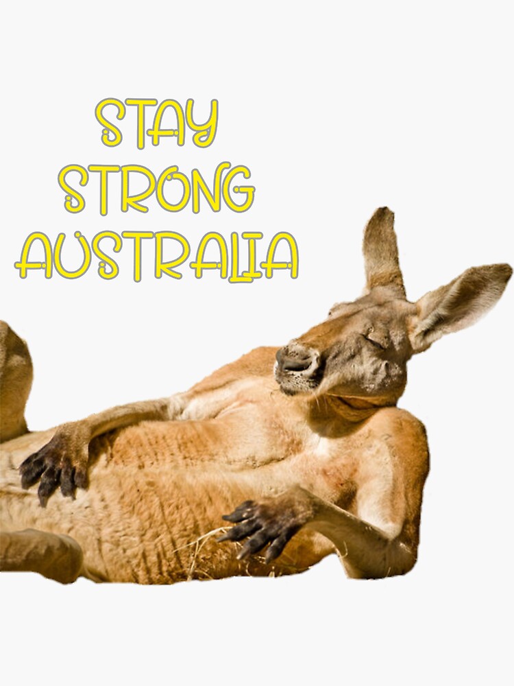 "STAY STRONG AUSTRALIA sticker" Sticker for Sale by xwangguk | Redbubble