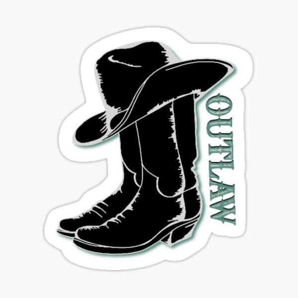 "Outlaw" Sticker by mavdesigns | Redbubble