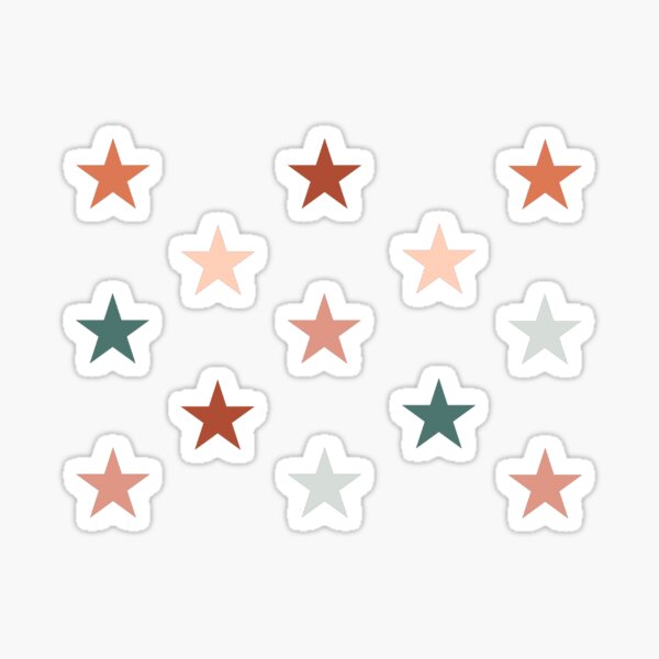 "VSCO boho nature cottage core aesthetic terra cotta Stars Pack with ...