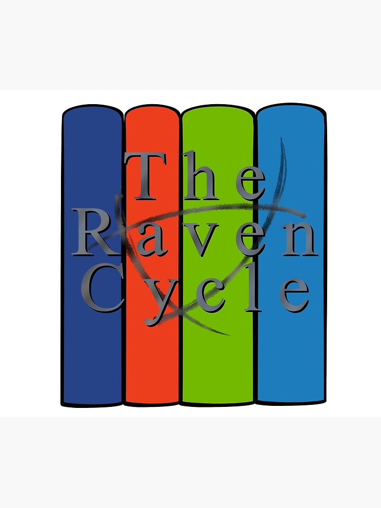 "The Raven Cycle Bookstack" Poster for Sale by doodlesbyCara | Redbubble