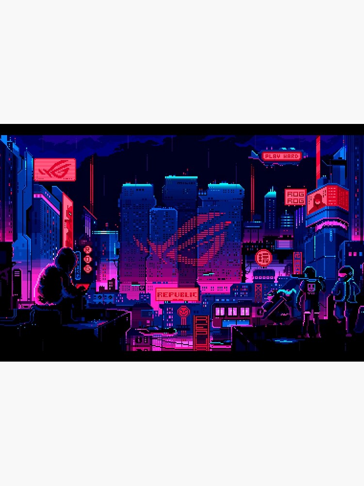 "Asus Rog Strix 8 Bits" Laptop Skin by ArtxcL | Redbubble