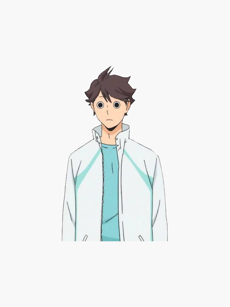 "Haikyuu!! Oikawa Tooru " Sticker by KajiKuma | Redbubble