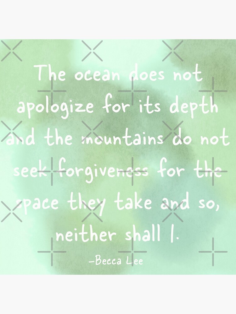 "Do not apologize" Poster by ttinkdoods | Redbubble
