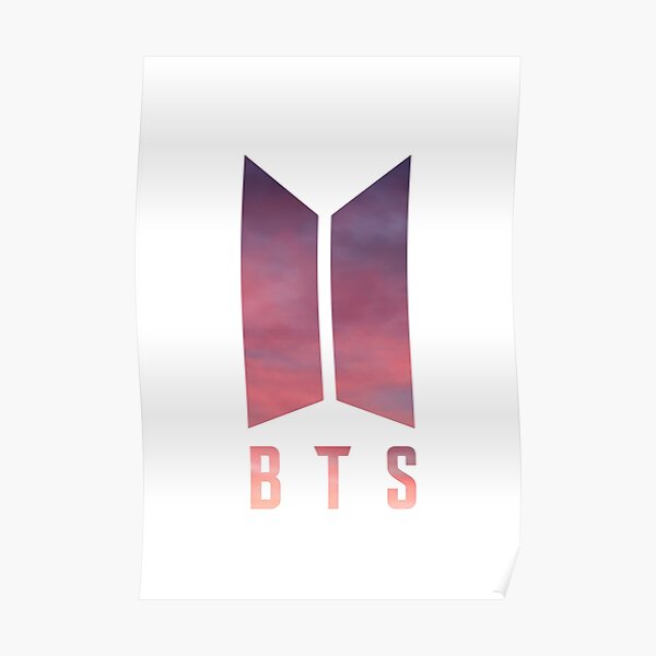 "BTS aesthetic logo " Poster by CallumsDesigns | Redbubble