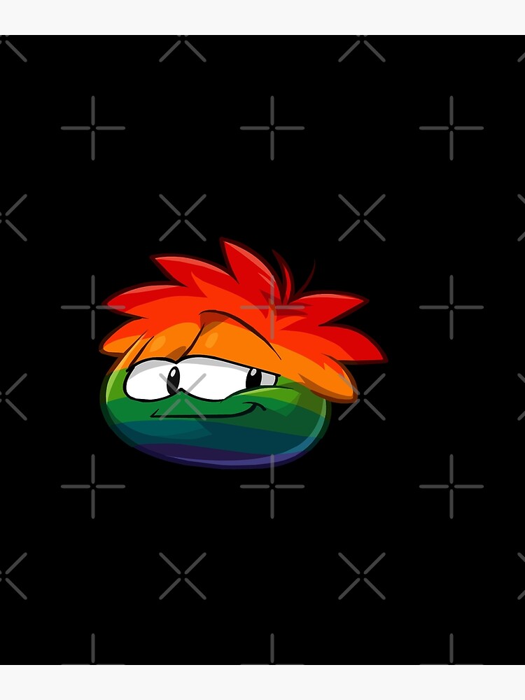 "The rainbow Puffle: A proud puffle" Poster for Sale by Zulfiqqar ...