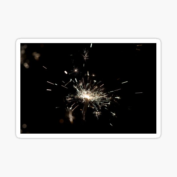 "Sparkler" Sticker for Sale by CaptainFluffy | Redbubble