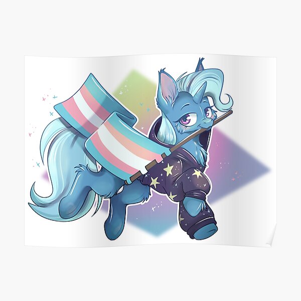 "Trans Trixie" Poster for Sale by cutepencilcase | Redbubble