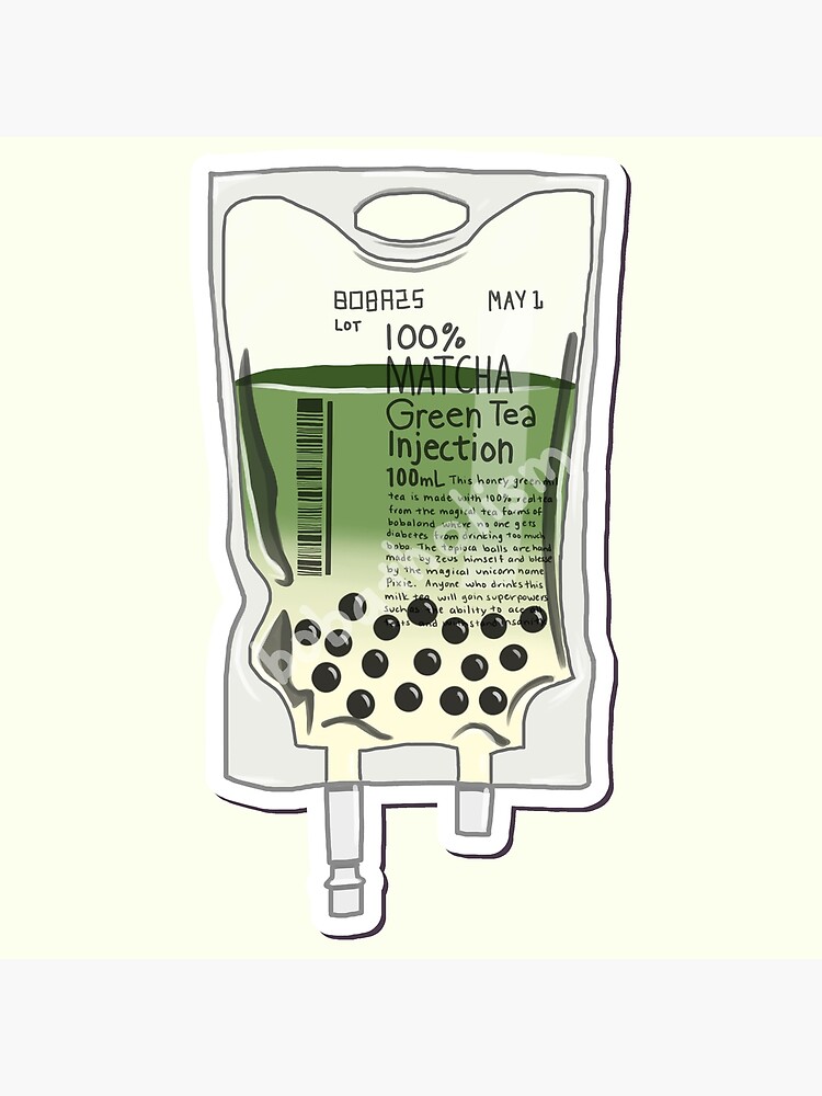 "Bubble Tea IV Bag" Poster for Sale by HelloGloomy | Redbubble