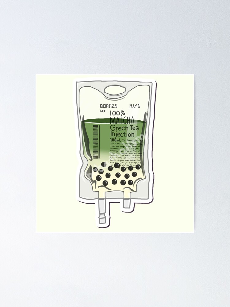 "Bubble Tea IV Bag" Poster for Sale by HelloGloomy | Redbubble