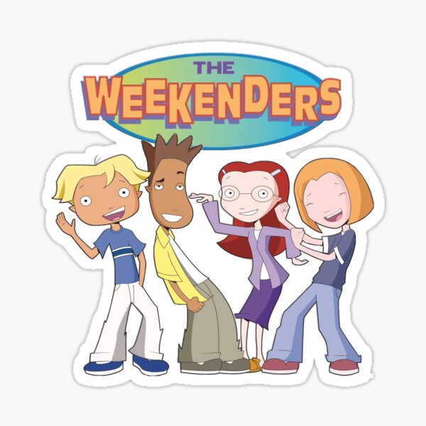 "The Weekenders " Sticker for Sale by leenbernardo | Redbubble