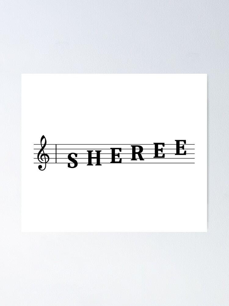 "Name Sheree" Poster by gulden | Redbubble