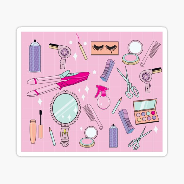 "Beauty School Dropout" Sticker for Sale by lunaelizabeth | Redbubble