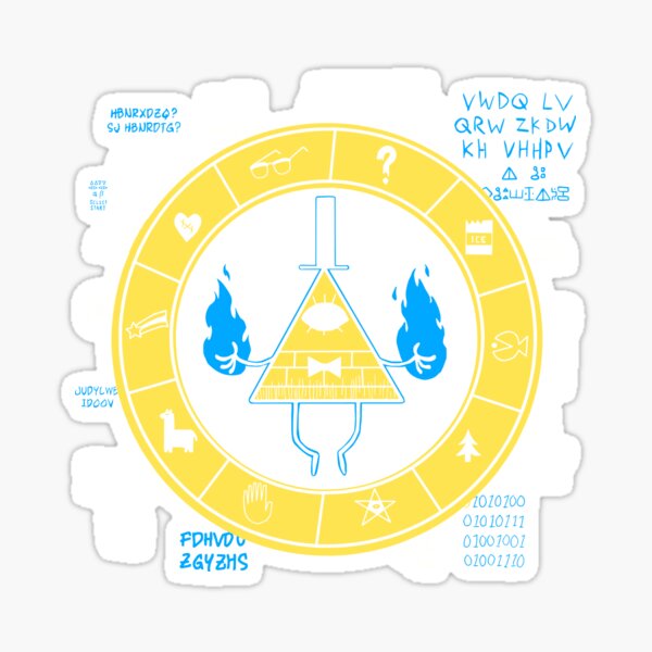 Bill Cipher Zodiac Stickers | Redbubble