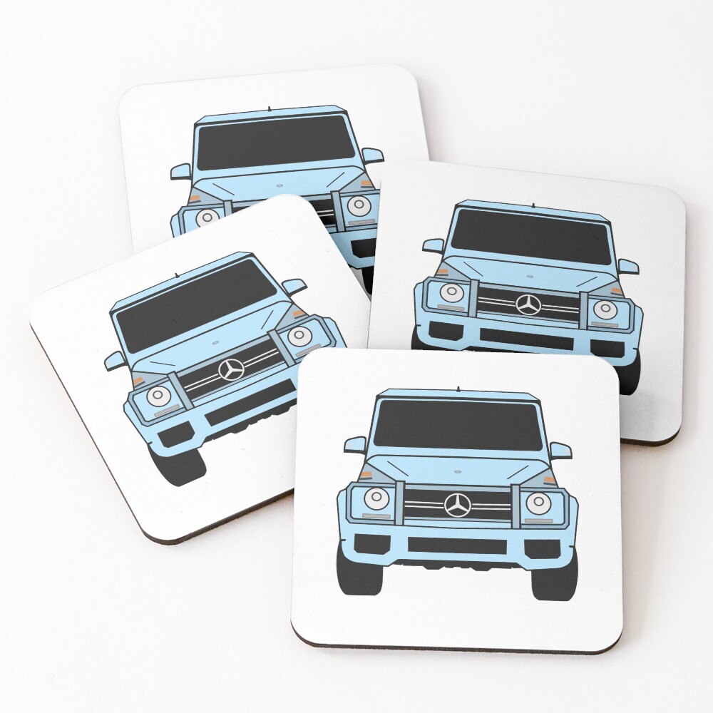 "Light Blue G-Wagon" Sticker for Sale by ddiggins | Redbubble
