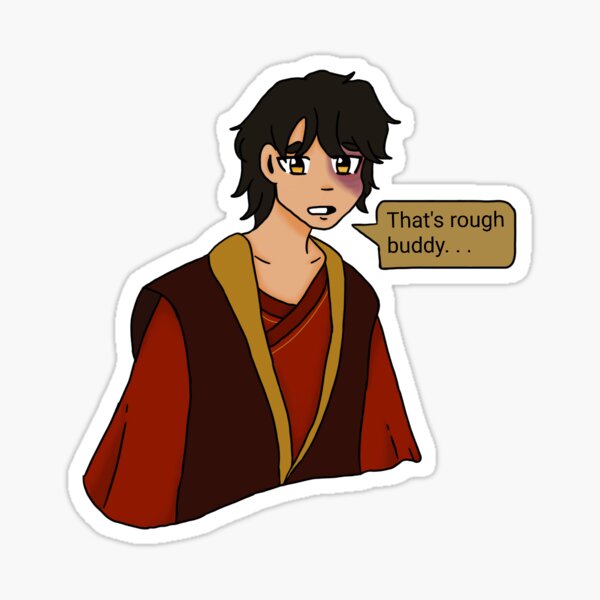 "Zuko, from Avatar the last air bender" Sticker for Sale by Foxgrove ...