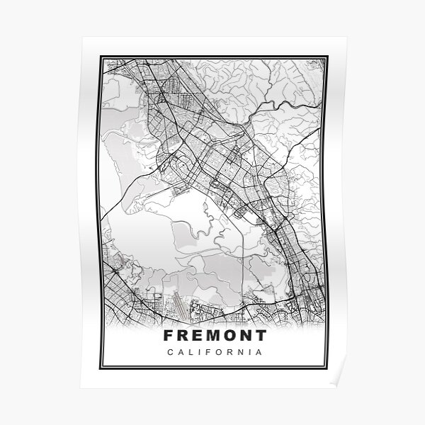 "Fremont Map" Poster for Sale by sibudas | Redbubble