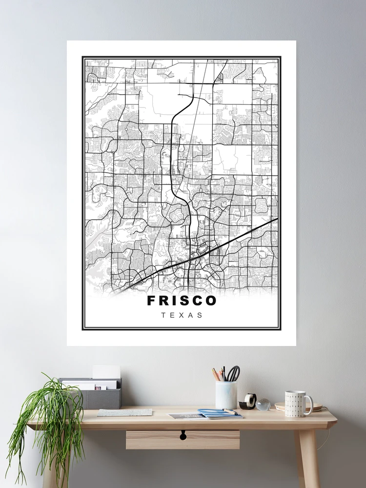 Map Of Downtown Frisco Texas Area Map
