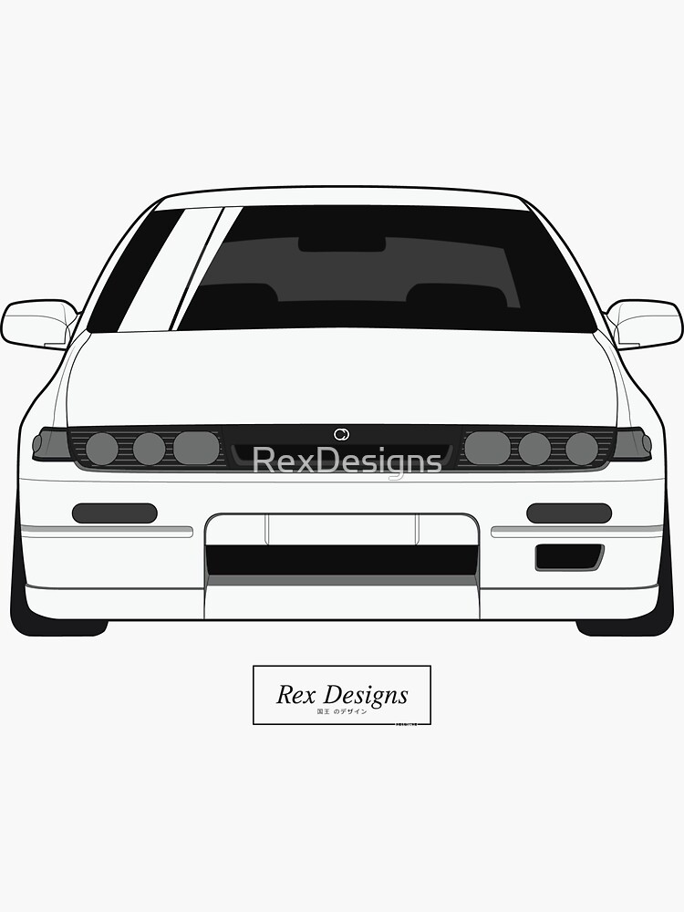 "Nissan Cefiro A31" Sticker for Sale by RexDesigns | Redbubble