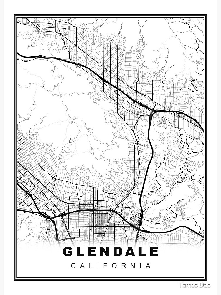 Map Of Glendale California