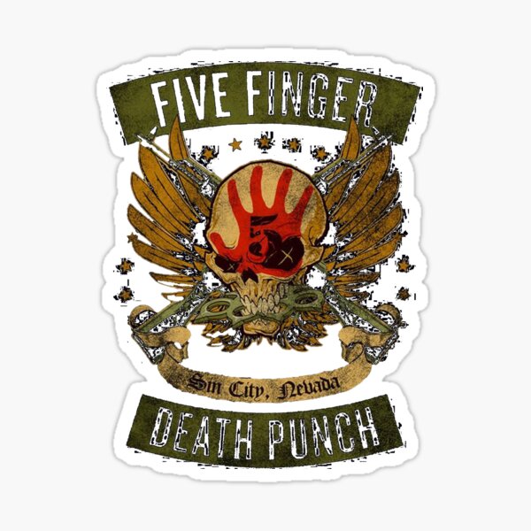 Five Finger Death Punch Stickers | Redbubble