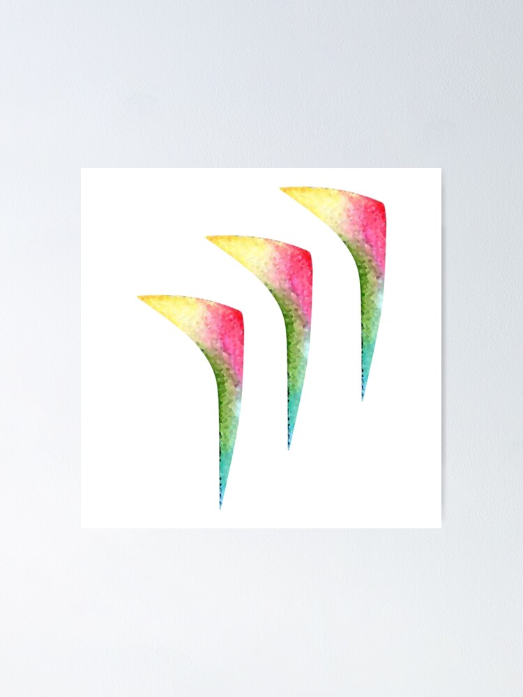 "Sharp Boomerang" Poster by LucciArts | Redbubble