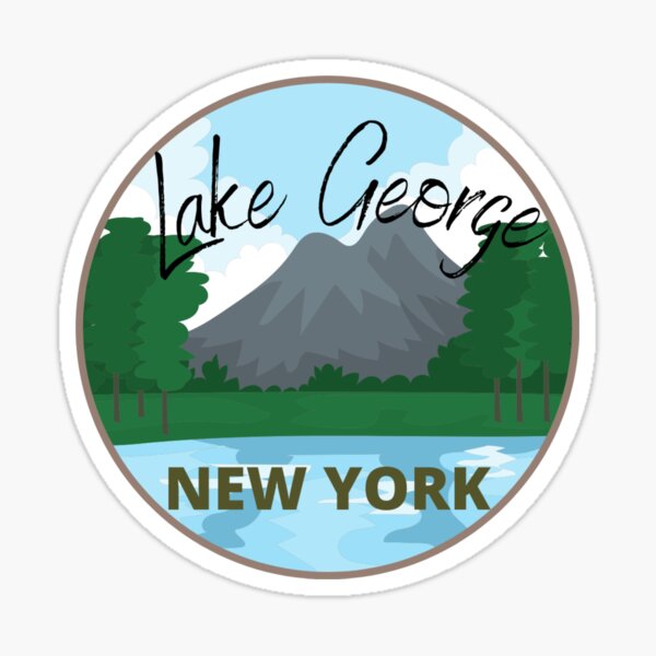 "Lake George, New York |" Sticker for Sale by ValenFeraboli | Redbubble
